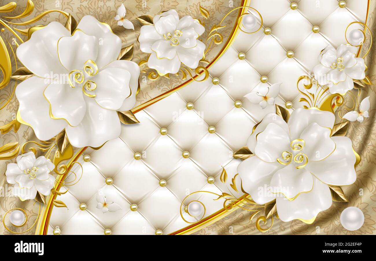 3D wallpaper illustration background design Stock Photo - Alamy