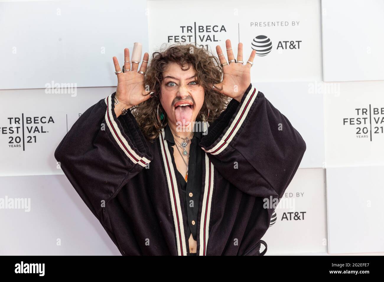 New York, NY - June 10, 2021: Actress Odessa A'zion poses during Mark ...