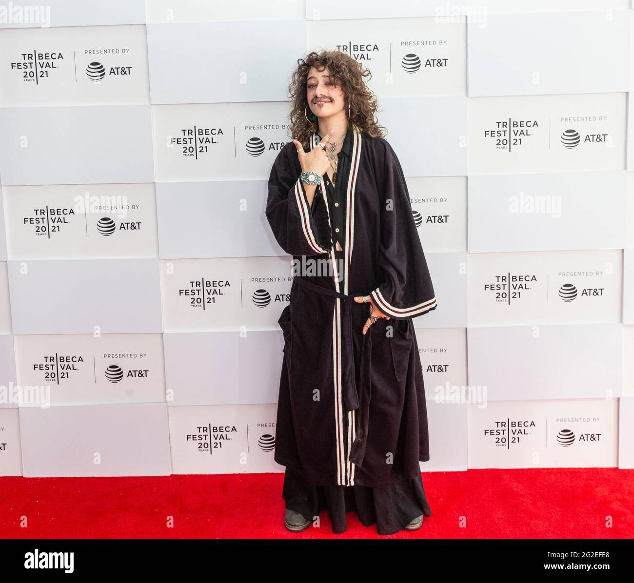 New York, NY - June 10, 2021: Actress Odessa A'zion poses during Mark ...