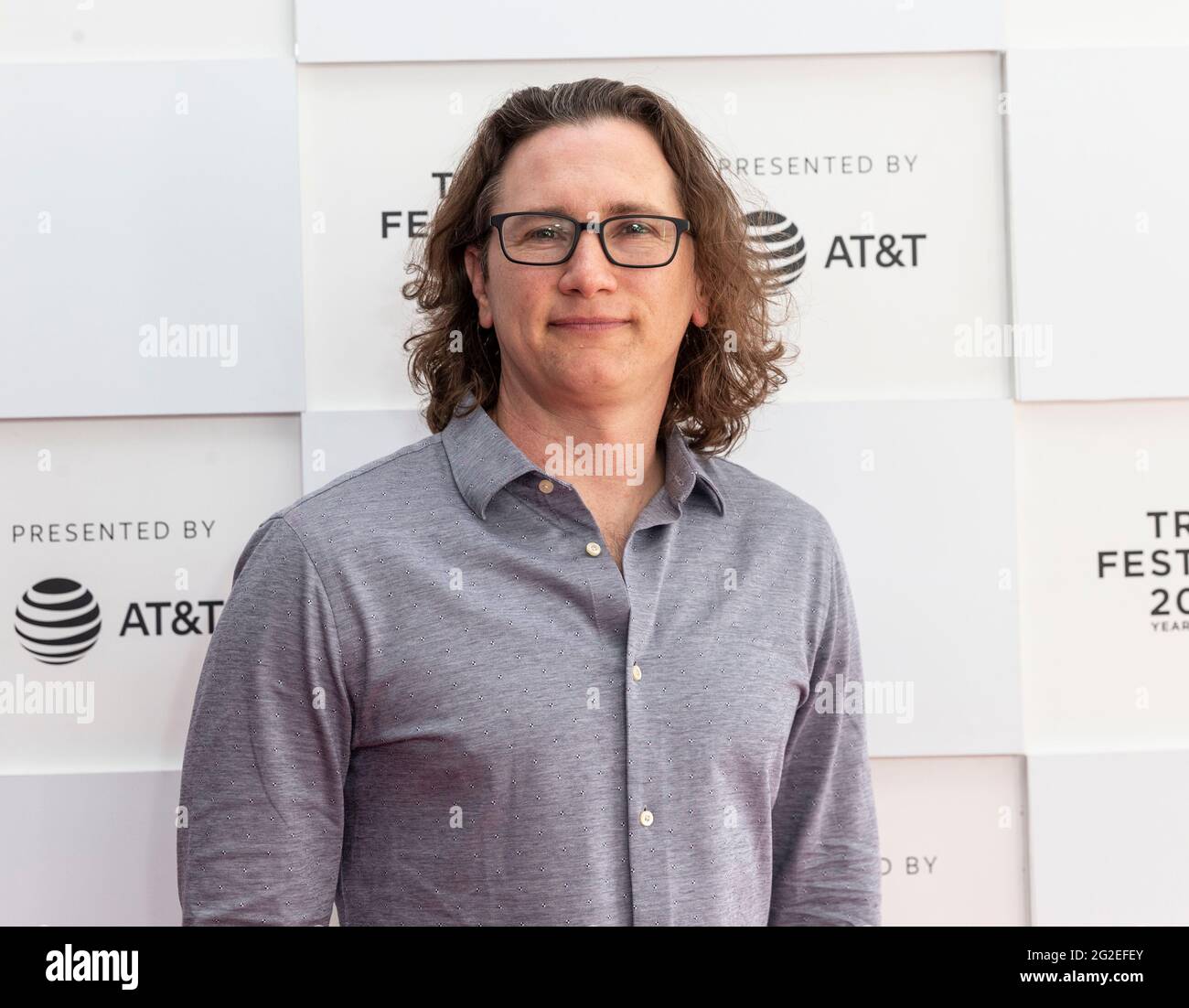 New York, NY - June 10, 2021: Producer Jonathan Duffy poses during Mark ...
