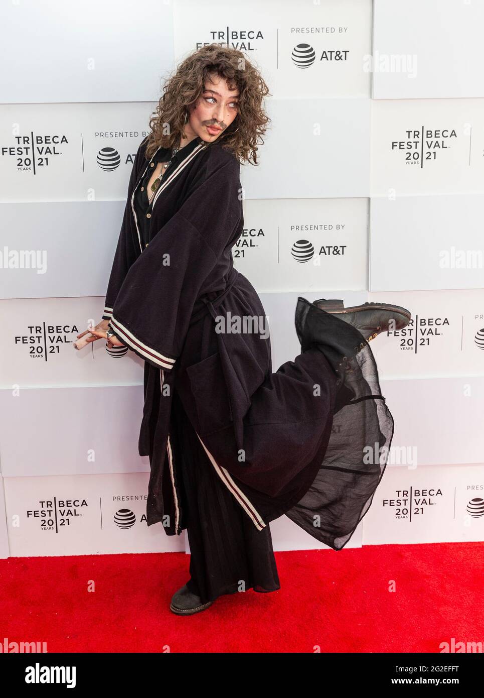 New York, United States. 10th June, 2021. Actress Odessa A'zion poses ...