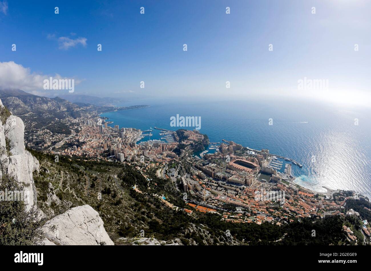PRINCIPALITY OF MONACO. GENERAL VIEW Stock Photo - Alamy