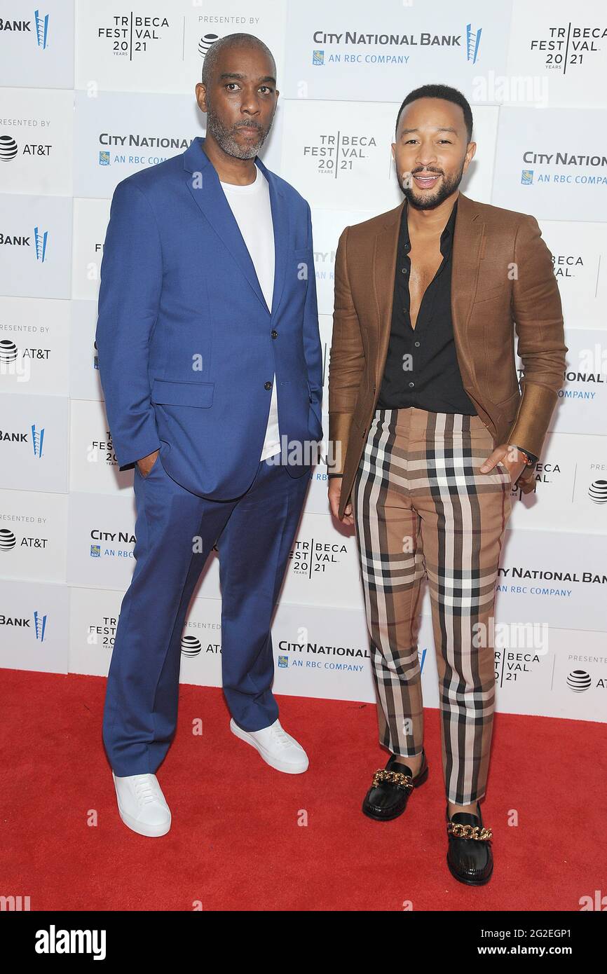 New York, New York, USA. 10th June, 2021. Mike Jackson and John Legend ...