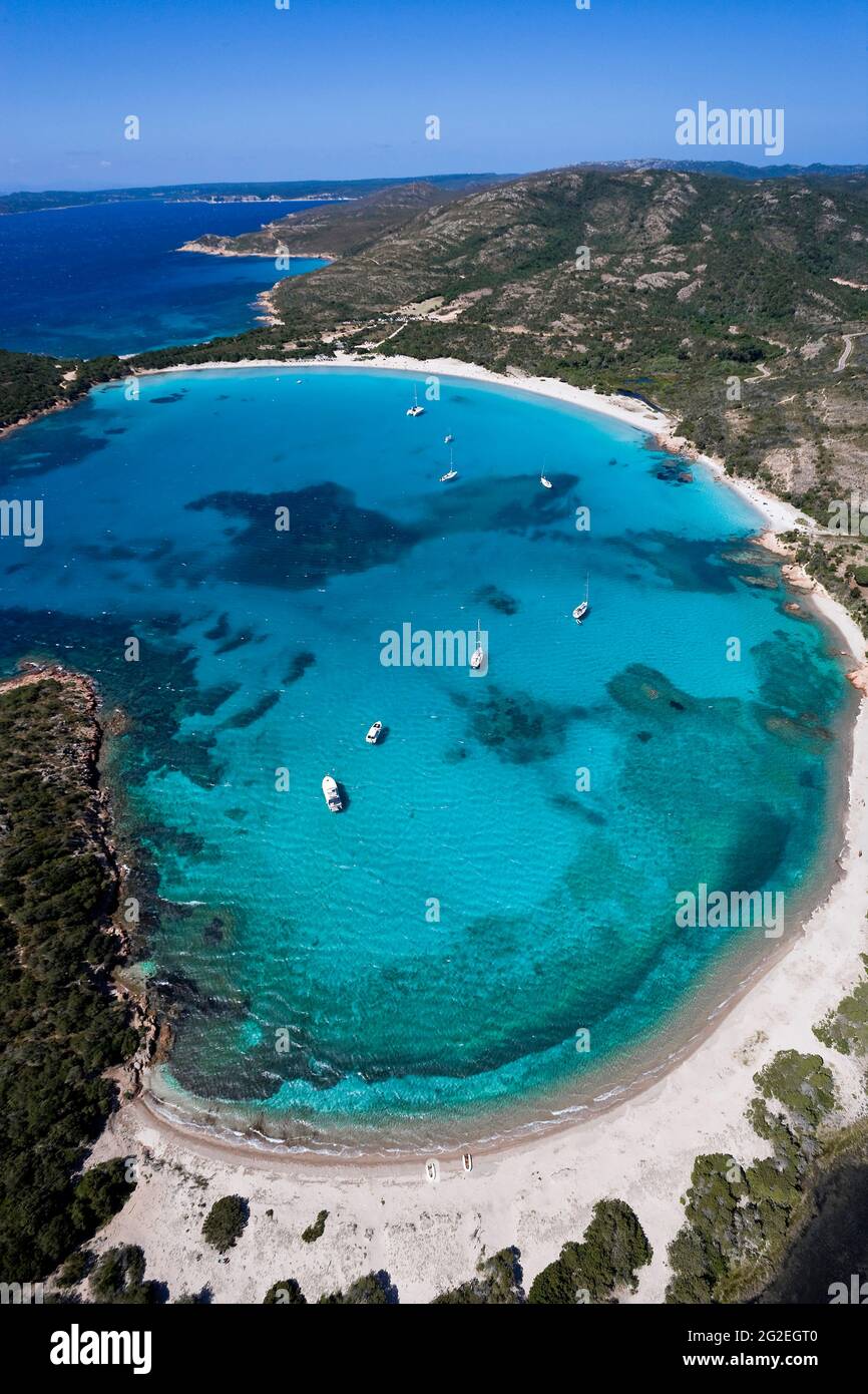 Bay rondinara france corsica rondinara hi-res stock photography and ...