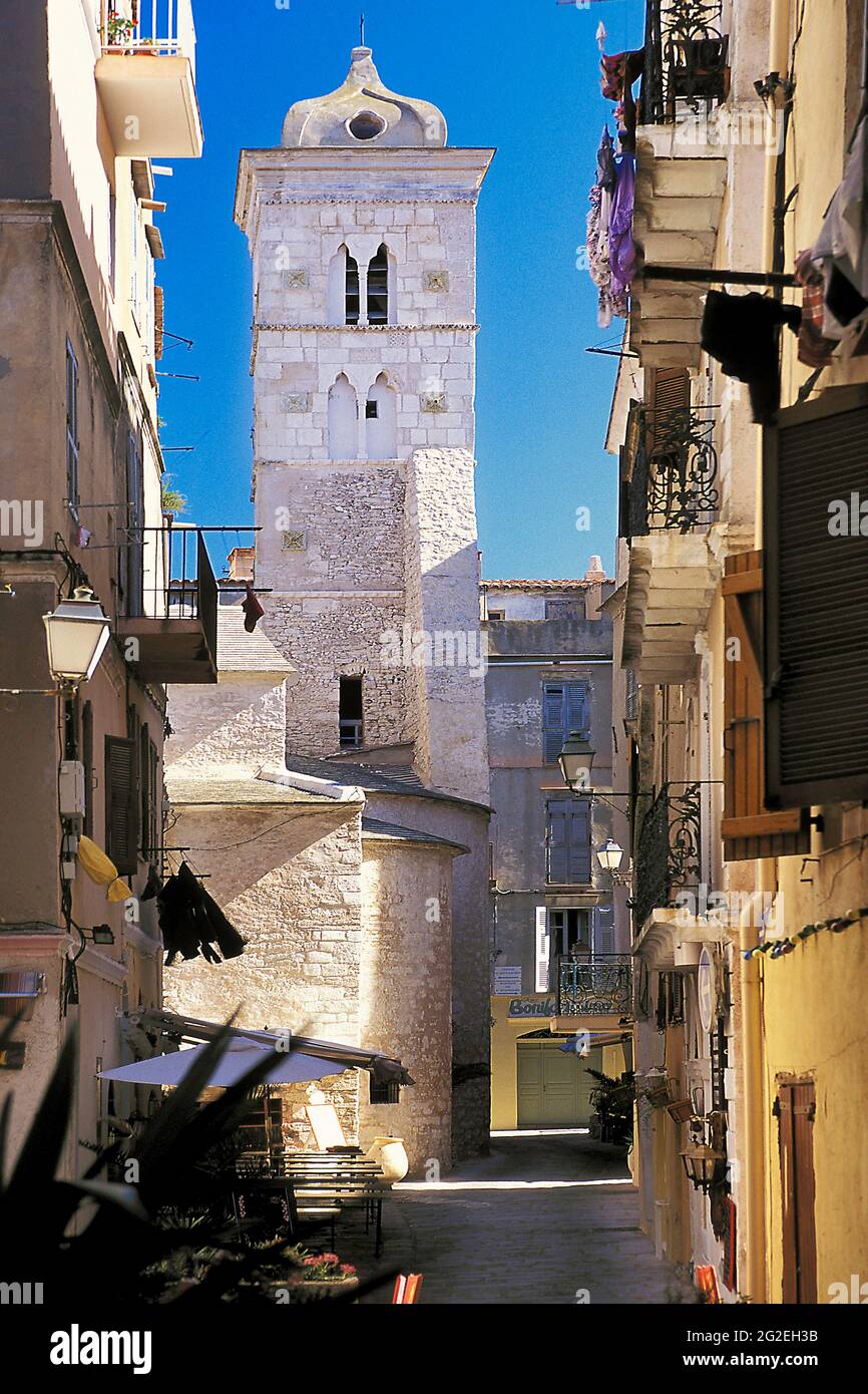 Bonifacio corsica alley hi-res stock photography and images - Alamy