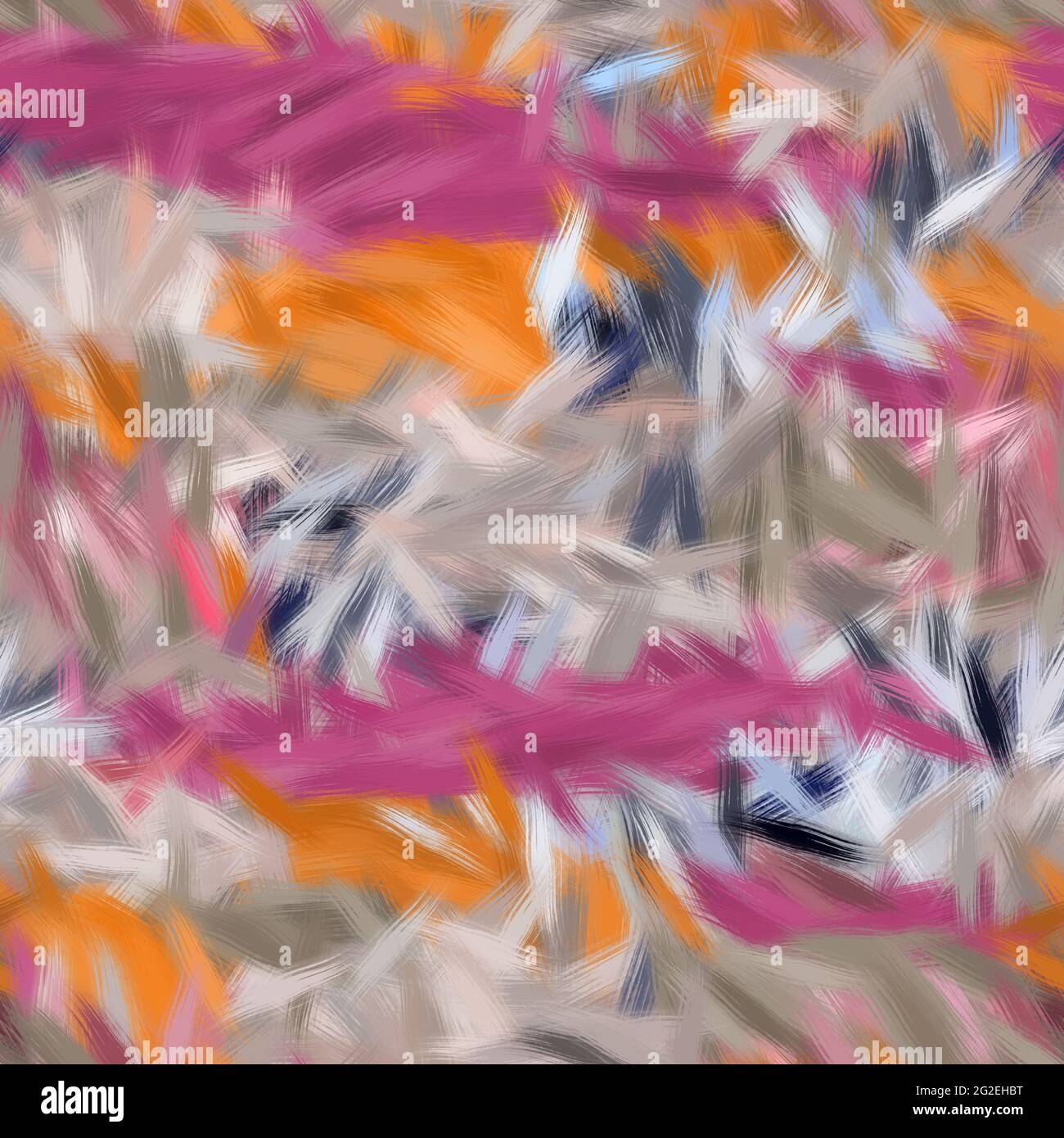 Seamless faux digital paint stroke pattern print Stock Photo - Alamy