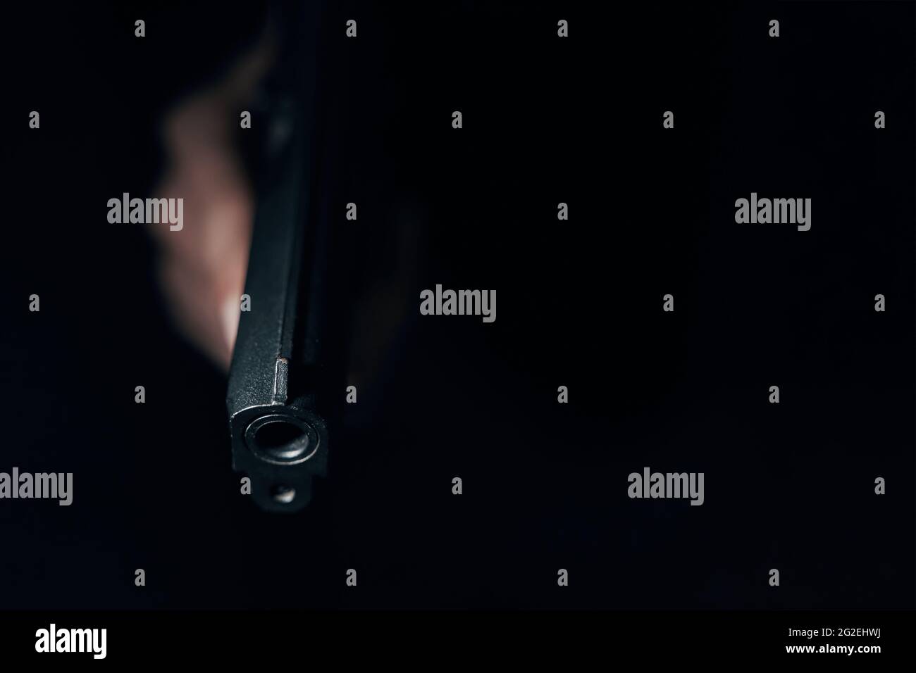 Gunman in shadows hi-res stock photography and images - Alamy