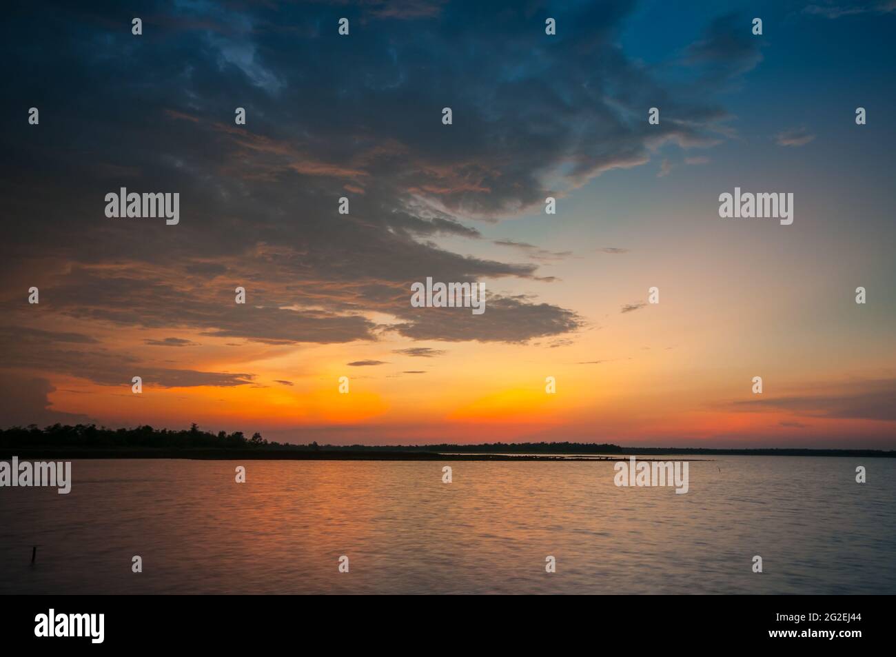 Beautiful twilight sky with cloud before sunset morning background ...