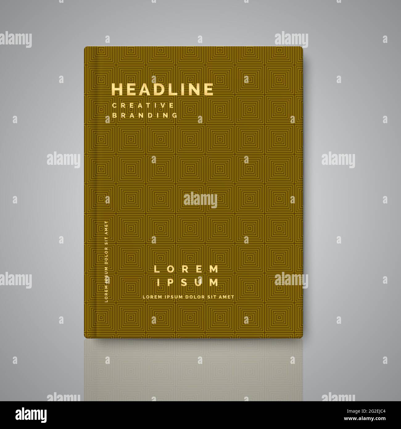 Abstract geometric pattern book cover template. Background design for ...