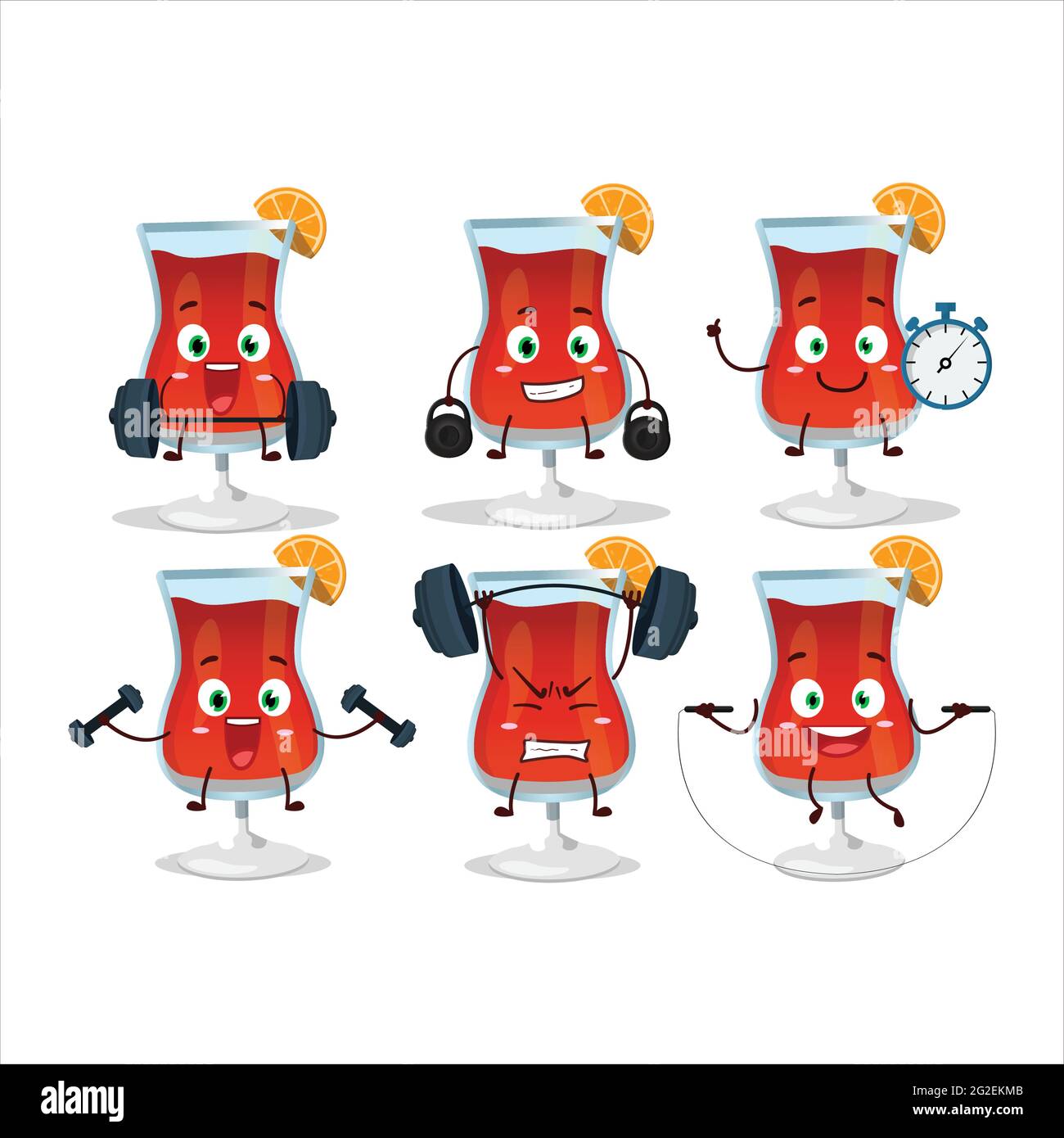 A healthy cosmopolitan cocktail cartoon style trying some tools on ...