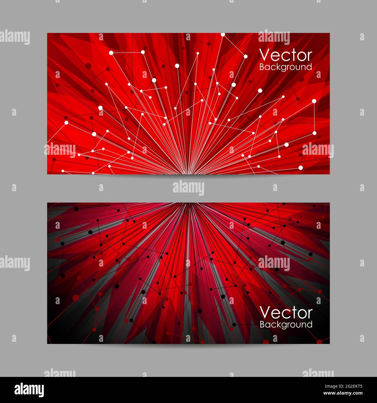 Red black banners triangle Stock Vector Images - Alamy