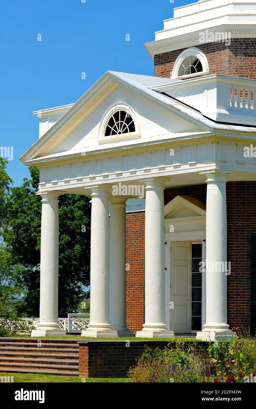 Thomas jeffersons iconic charlottesville plantation hi-res stock ...