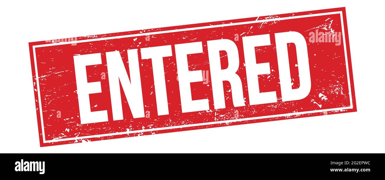 Entered stamp hi-res stock photography and images - Alamy