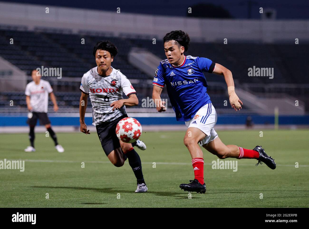 Kanagawa, Japan. 9th June, 2021. Ryonosuke Kabayama (F. Marinos) Football/Soccer : The Emperor's ...
