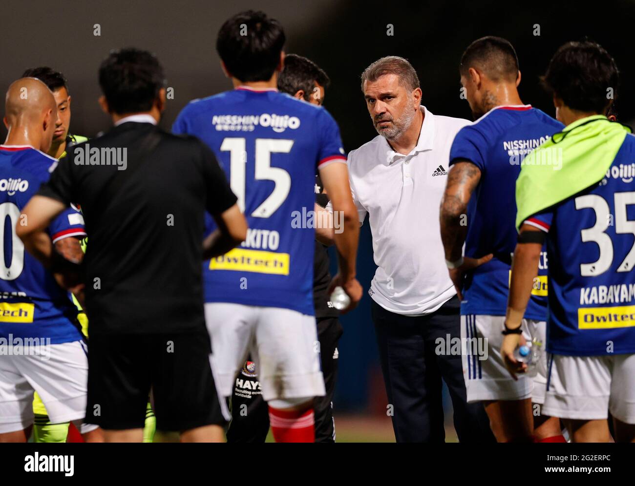 Kanagawa, Japan. 9th June, 2021. Ange Postecoglou (F. Marinos) Football/Soccer : The Emperor's ...