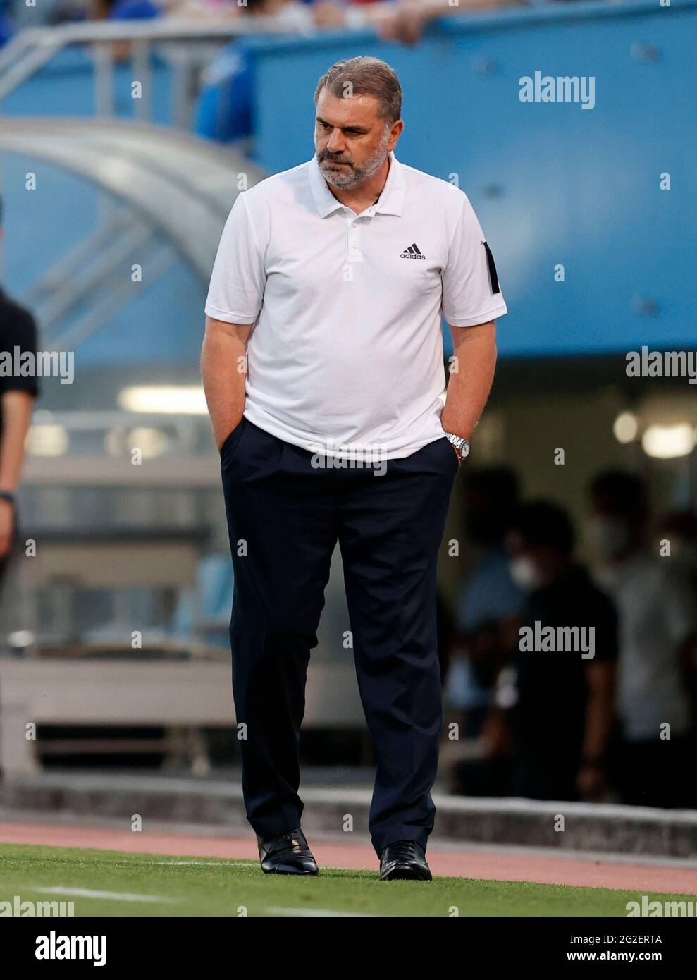 Kanagawa, Japan. 9th June, 2021. Ange Postecoglou (F. Marinos) Football/Soccer : The Emperor's ...