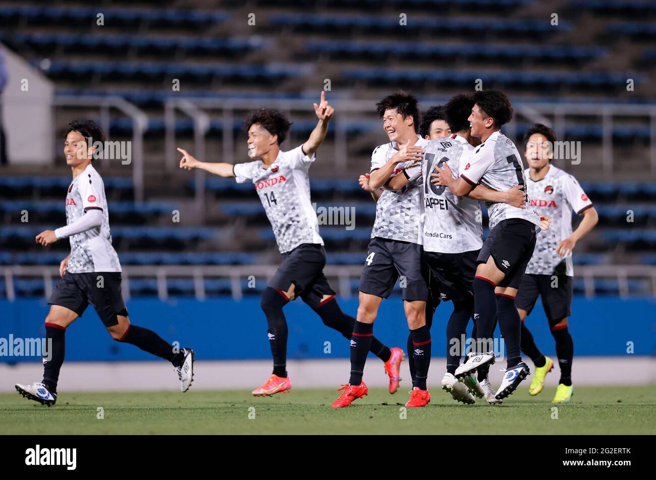 Kanagawa, Japan. 9th June, 2021. FC/Honda FC team group Football/Soccer : The Emperor's Cup JFA ...