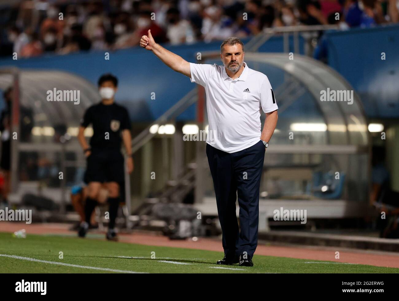 Kanagawa, Japan. 9th June, 2021. Ange Postecoglou (F. Marinos) Football/Soccer : The Emperor's ...