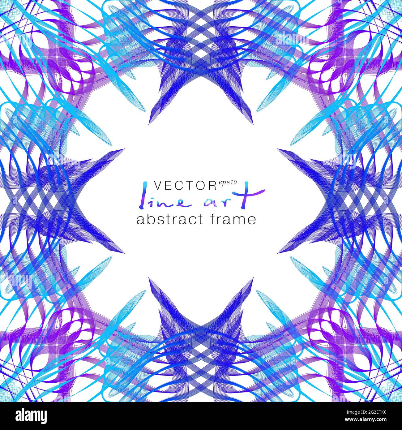 Abstract blue ornamental background Stock Vector Images - Alamy