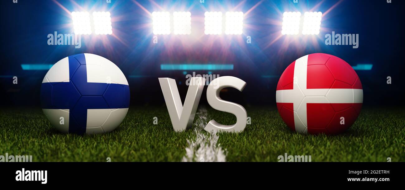 Denmark finland euro 2020 hi-res stock photography and images - Alamy