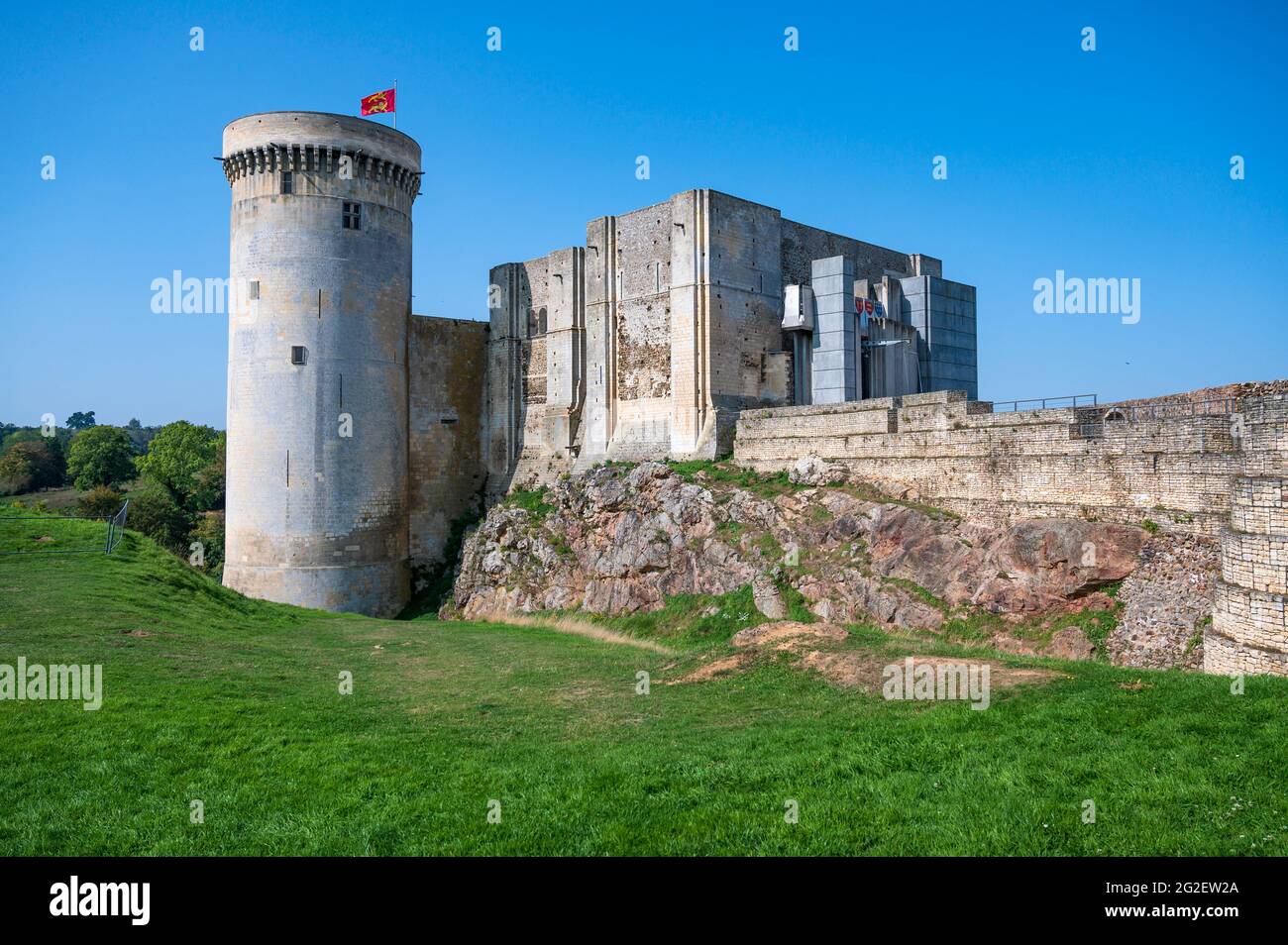 The Château de Falaise is the birthplace of William the Conqueror and a ...