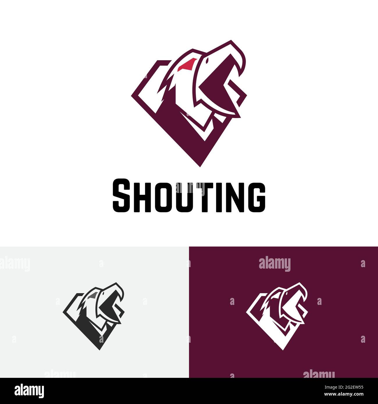 Screaming eagle Stock Vector Images - Alamy