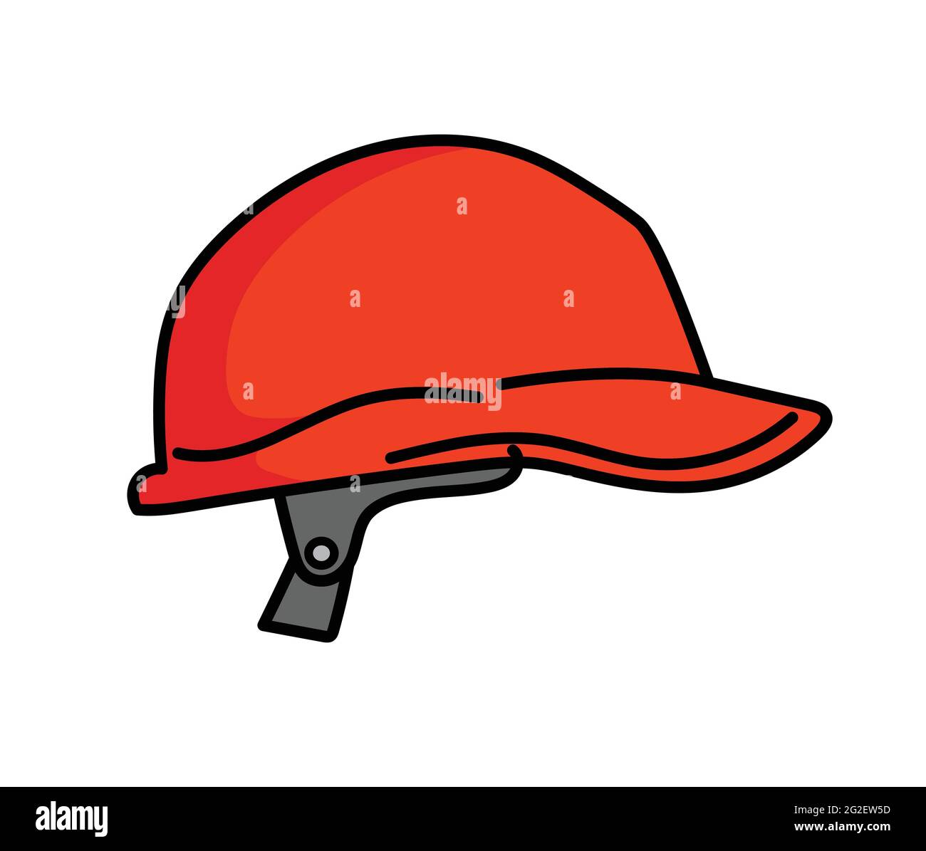 Hard hat logo icon isolated on white background Stock Vector Image ...