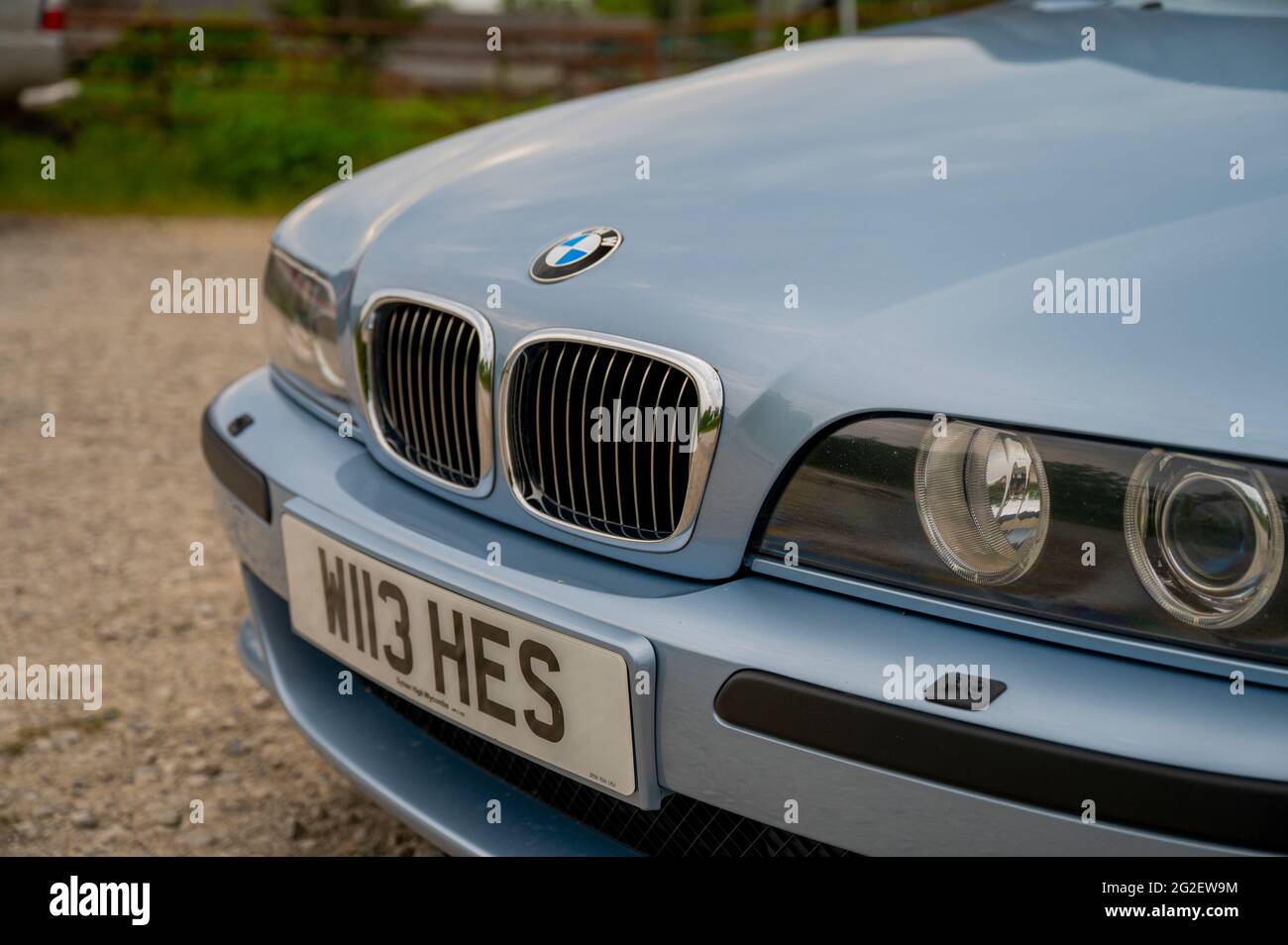 BMW E39 M5 super saloon car Stock Photo - Alamy