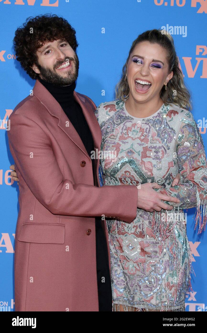 Los Angeles, CA. 10th June, 2021. Dave Burd and Taylor Misiak at ...