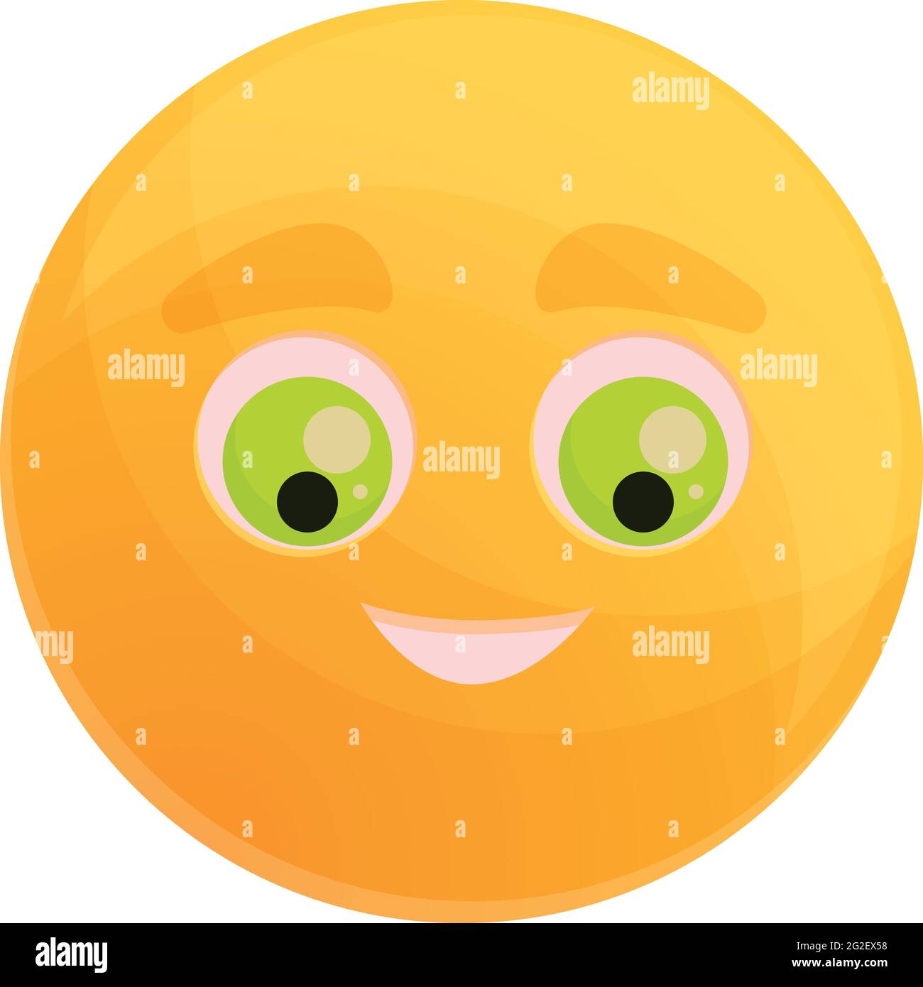 Cute smile icon. Cartoon of cute smile vector icon for web design ...