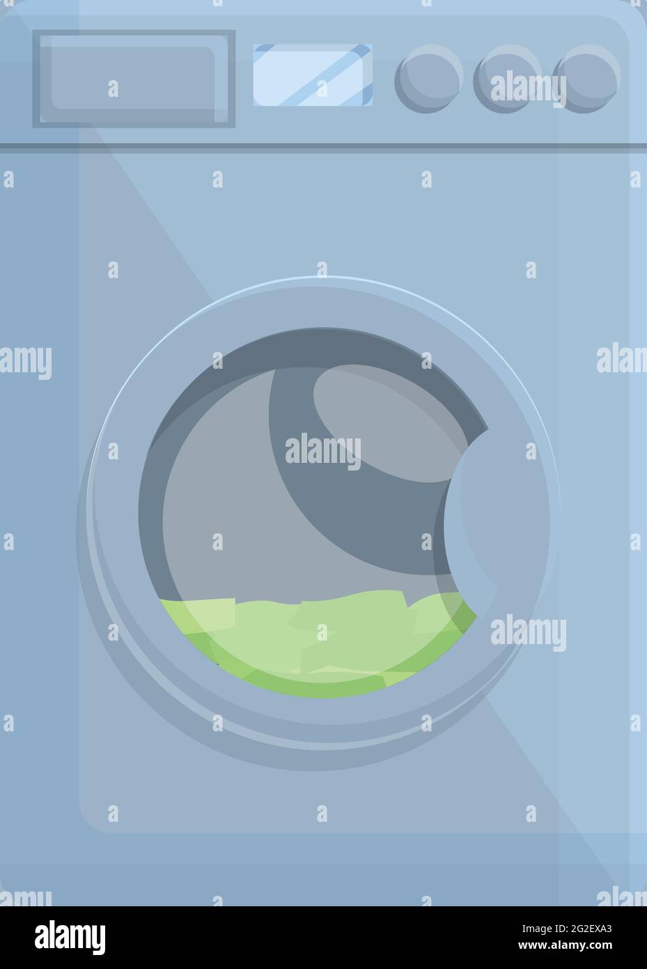 Home wash machine anti-money laundry icon. Cartoon of Home wash machine ...