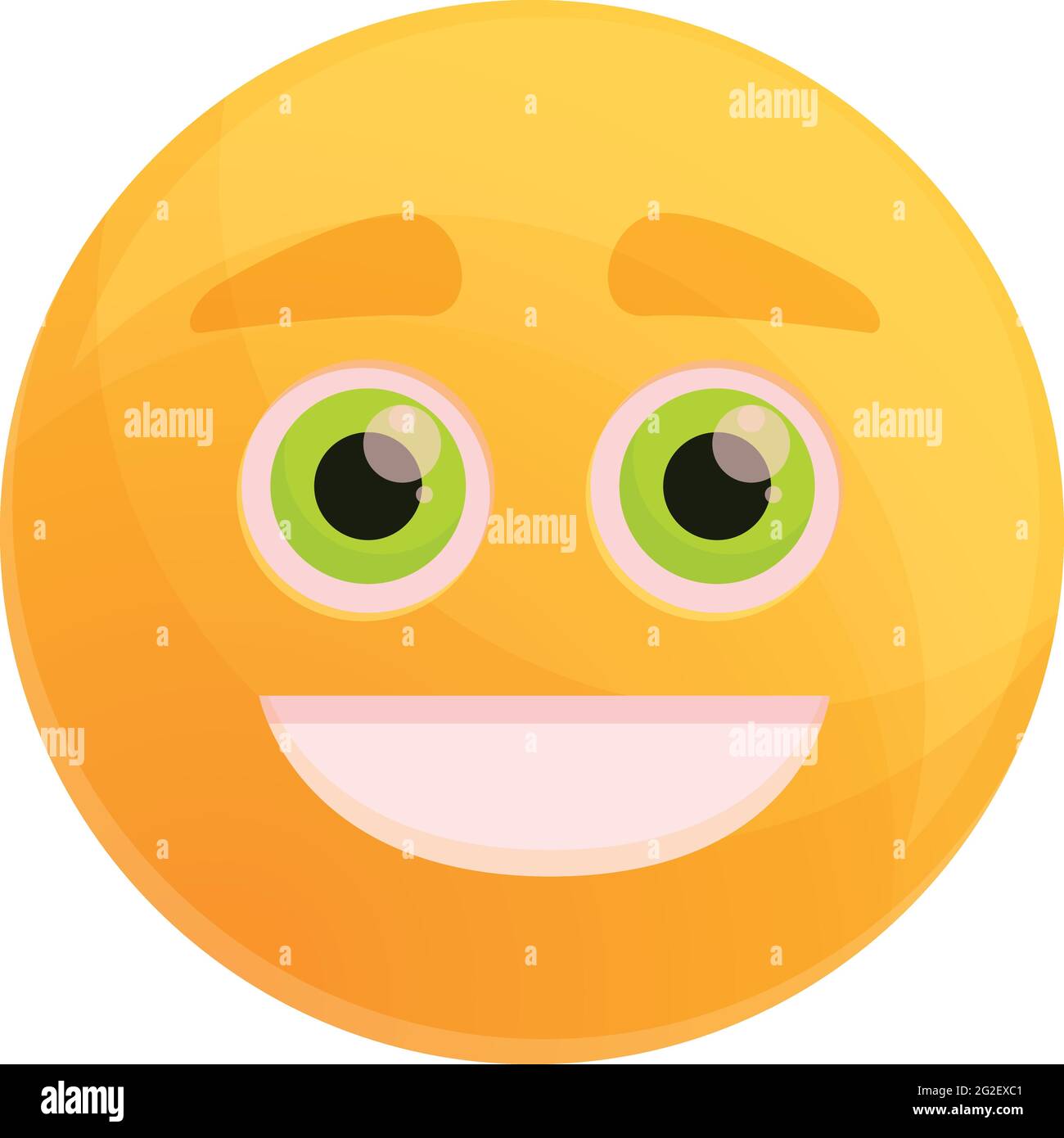 Funny emoticon icon. Cartoon of funny emoticon vector icon for web ...