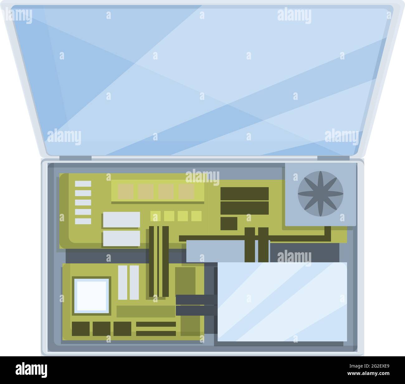 Full work laptop repair icon. Cartoon of Full work laptop repair vector ...