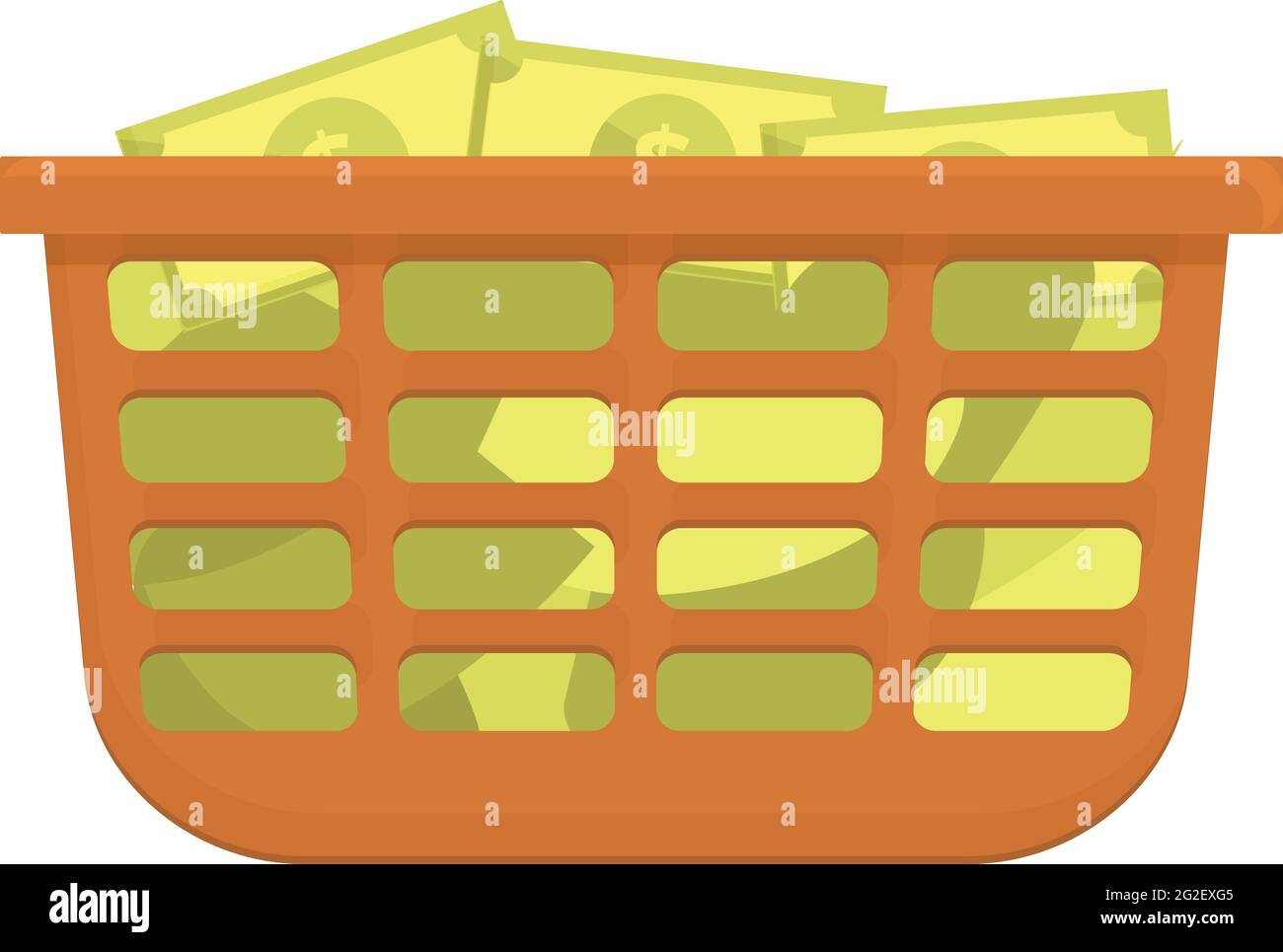 Cash basket anti-money laundry icon. Cartoon of Cash basket anti-money ...