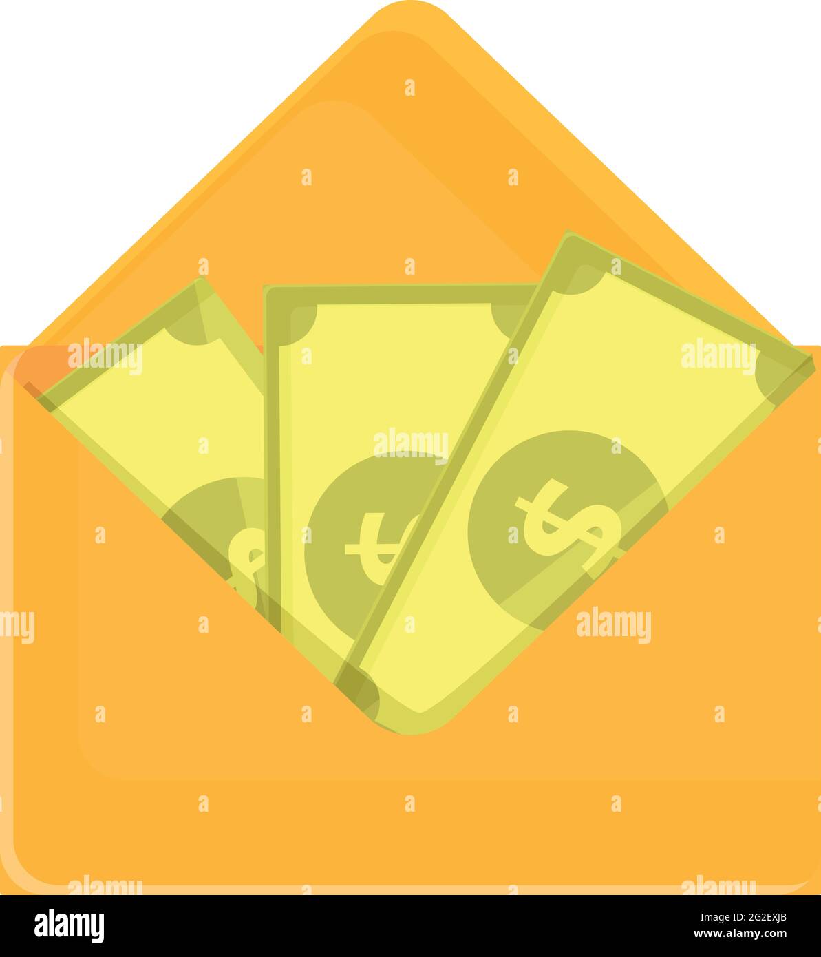 Dollar cash envelope icon. Cartoon of Dollar cash envelope vector icon ...