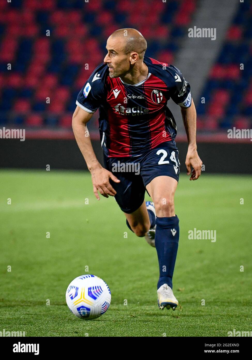 Rodrigo Palacio (Bologna) portrait in action during Bologna FC season ...