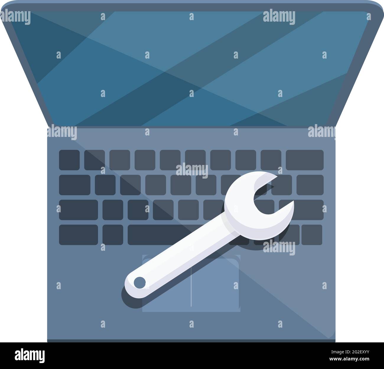 Fast laptop repair icon. Cartoon of Fast laptop repair vector icon for ...