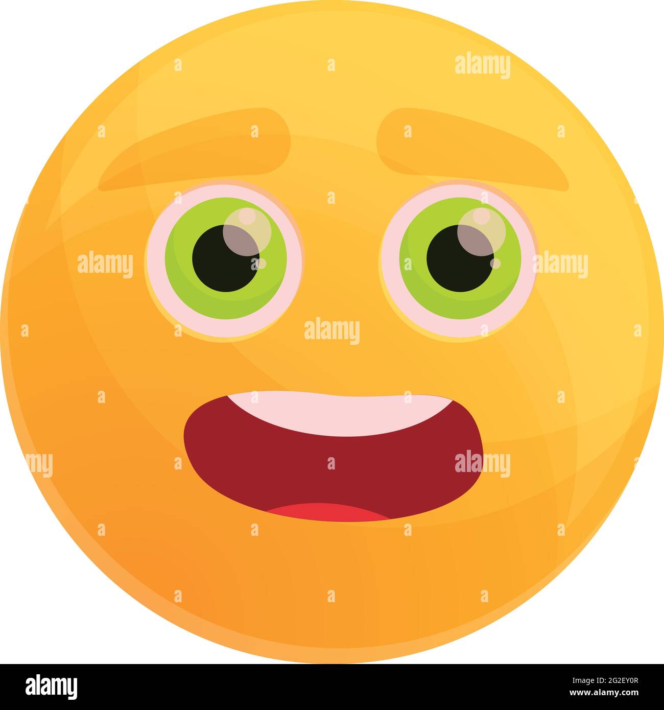 Outraged emoticon icon. Cartoon of outraged emoticon vector icon for ...