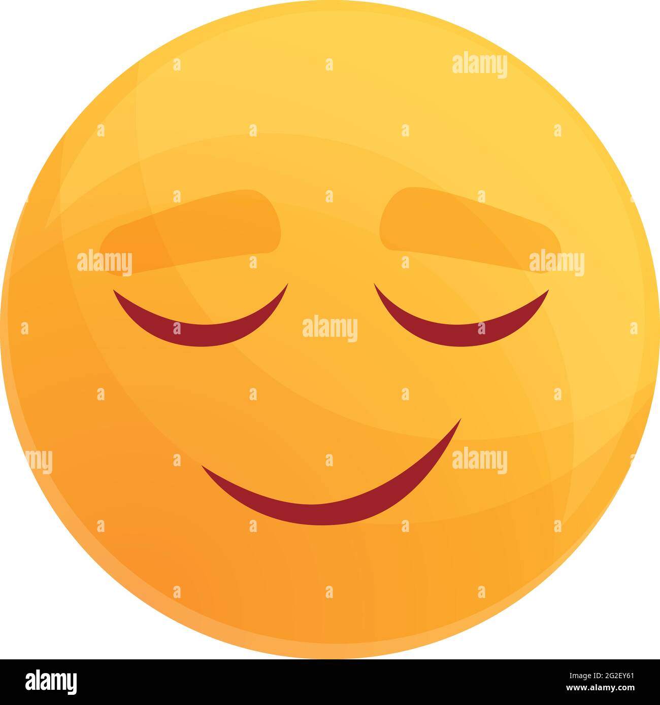 Modest emoticon icon. Cartoon of modest emoticon vector icon for web ...