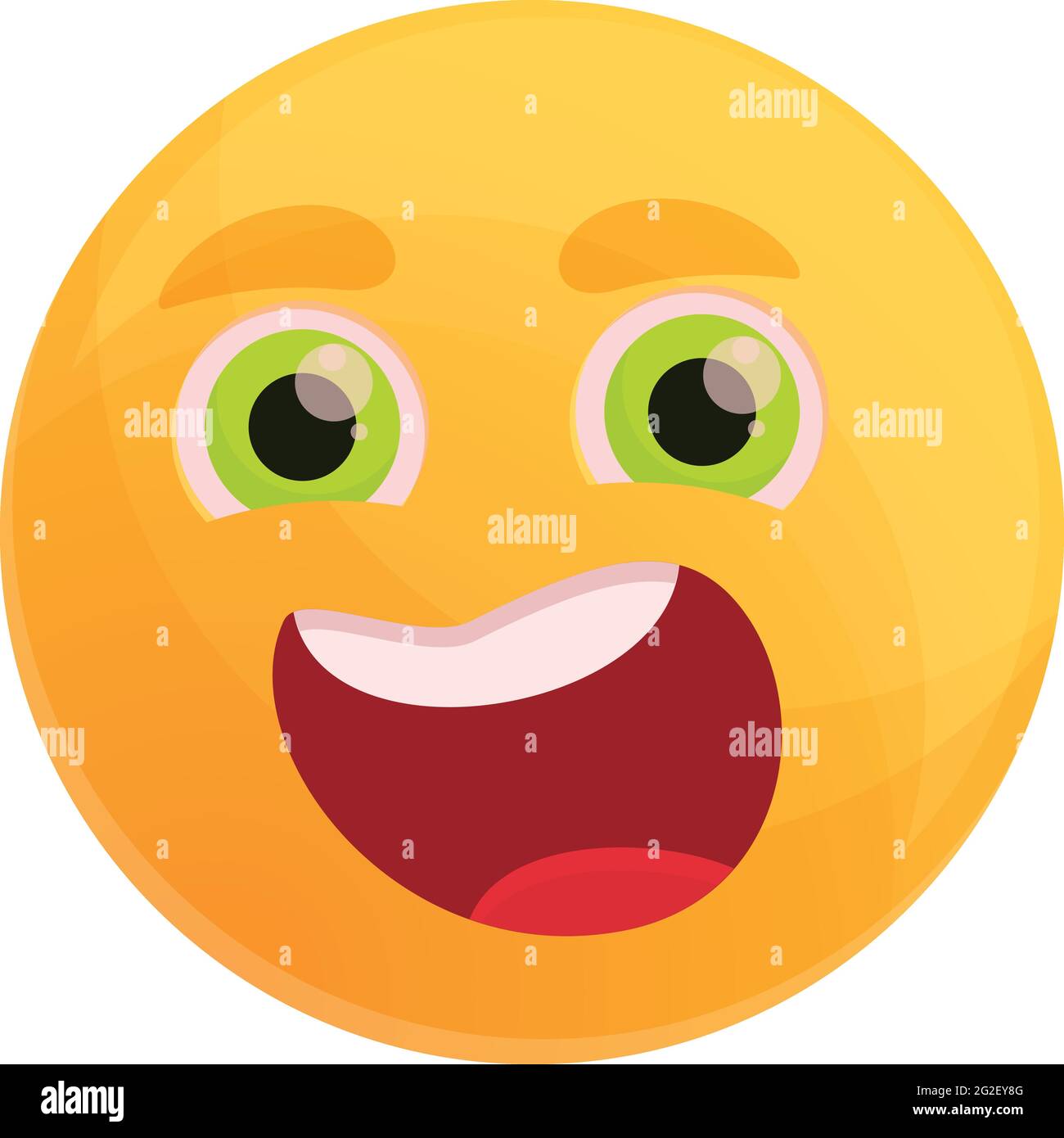 Outraged emoticon icon. Cartoon of outraged emoticon vector icon for ...