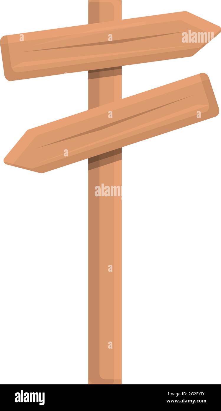 Road sign icon. Cartoon of Road sign vector icon for web design ...