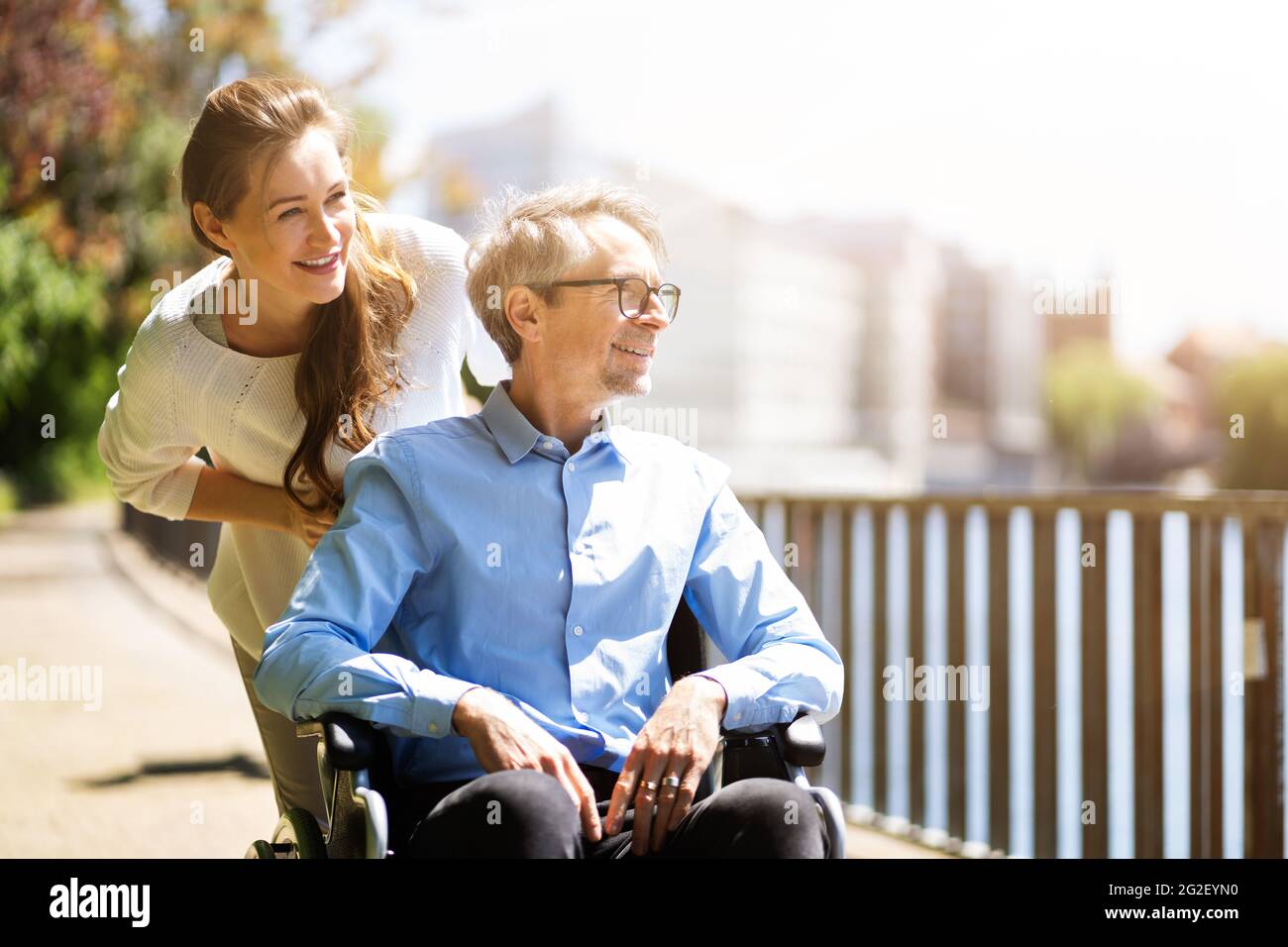Man pushing pram hi-res stock photography and images - Alamy