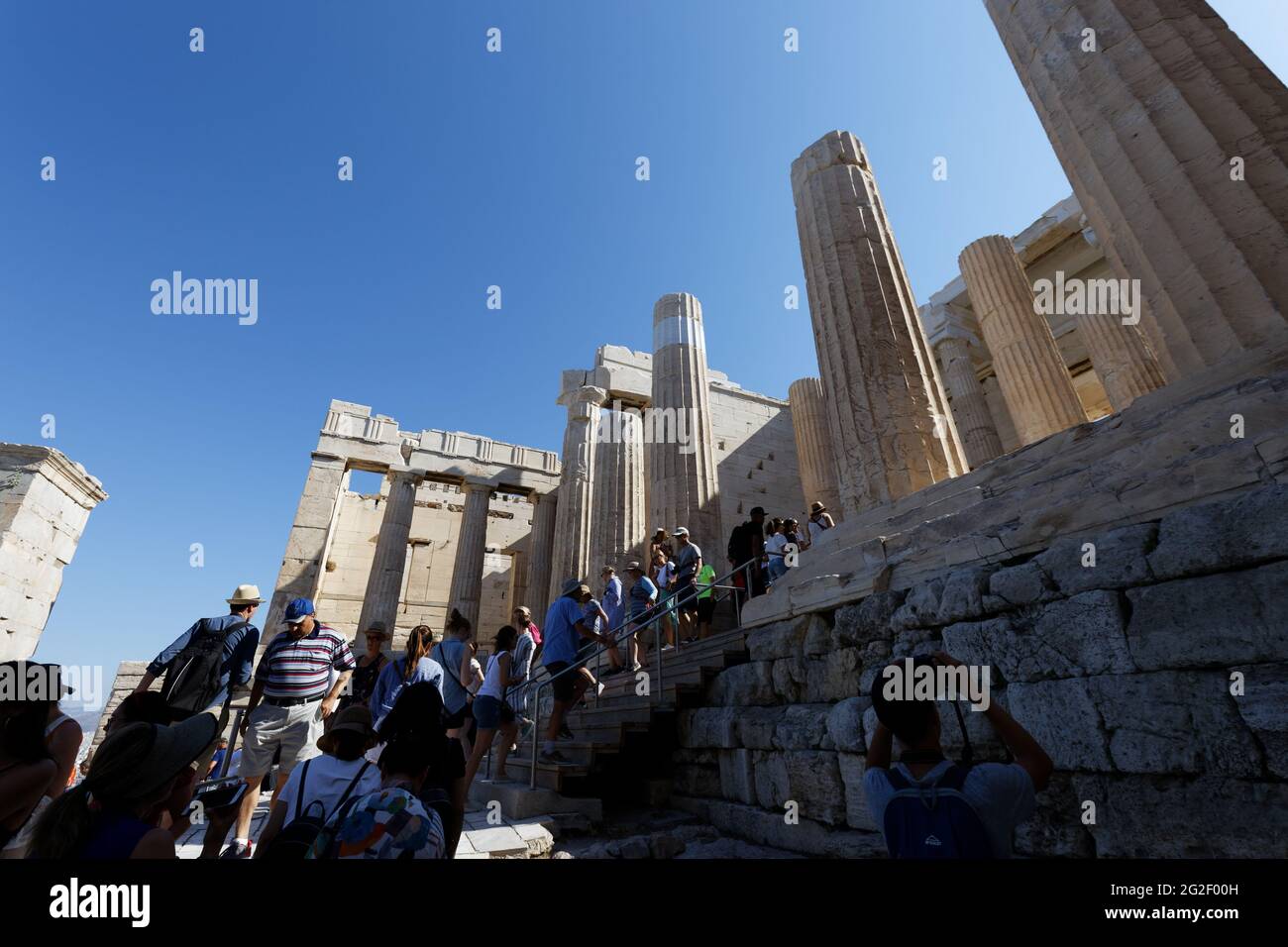 Acropolis steps athens hi-res stock photography and images - Alamy
