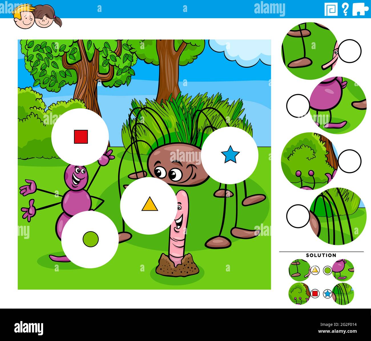 Search for insects Stock Vector Images - Alamy