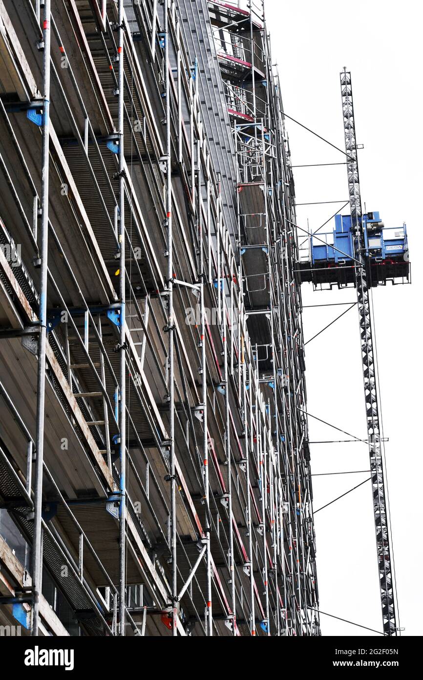 Construction site in France Stock Photo - Alamy