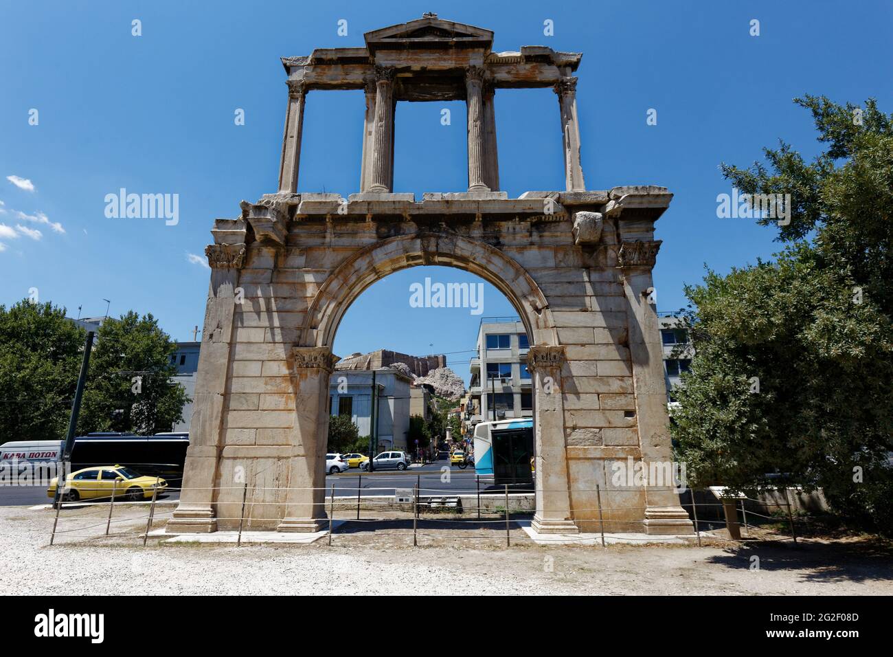 Arch of Hadrian - Athens Greece Stock Photo - Alamy