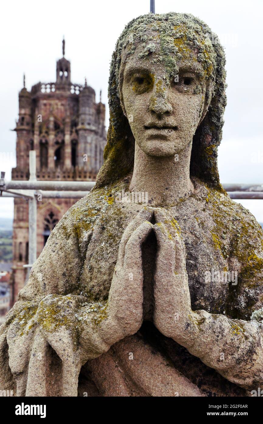 Rodez Cathedral - France Stock Photo - Alamy