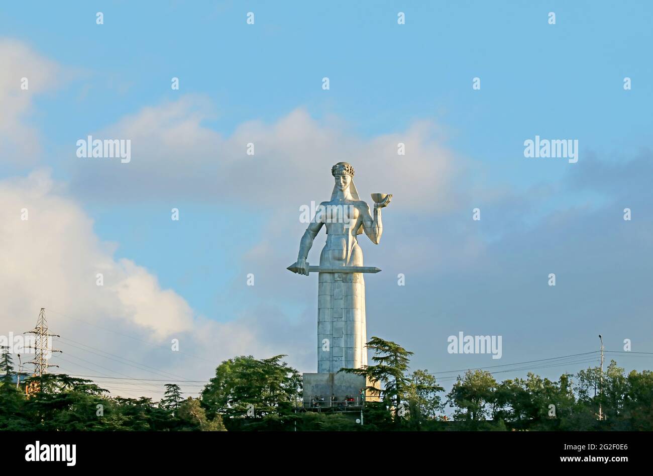 Statue of Kartlis Deda or Mother of the Georgian, the Iconic Monument ...