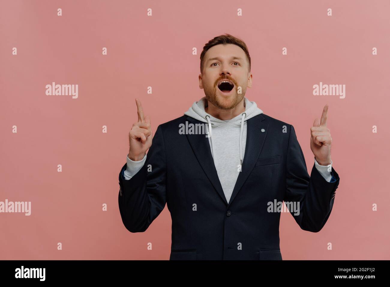 Excited face hi-res stock photography and images - Alamy
