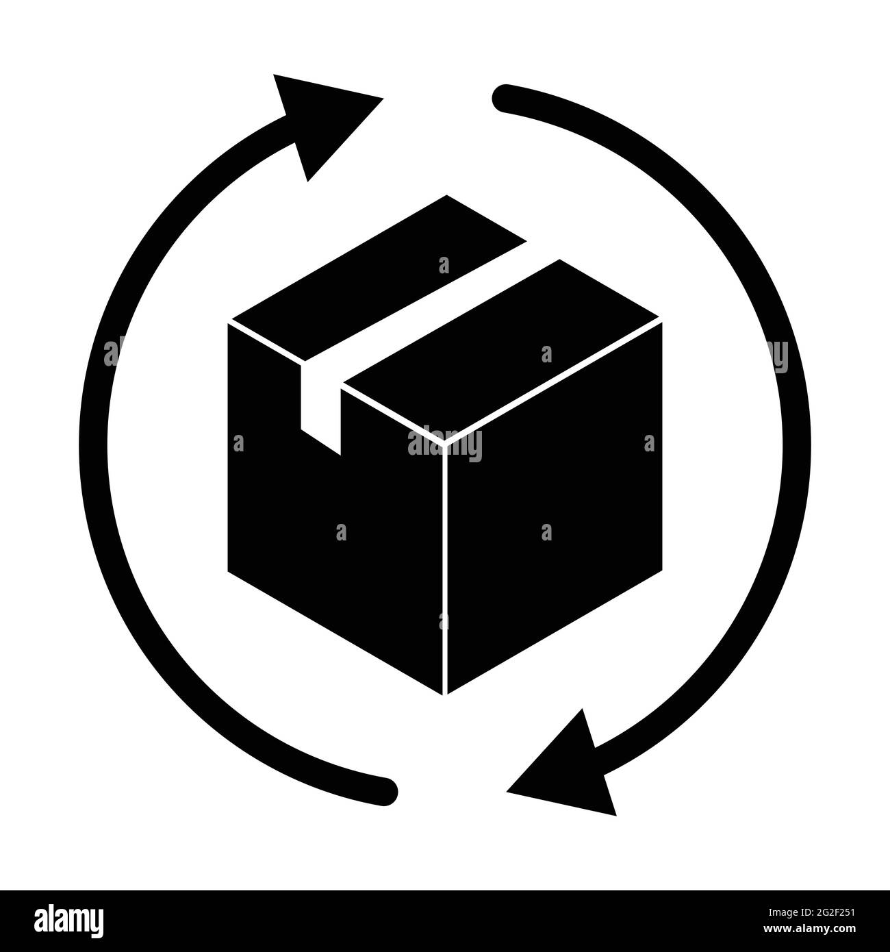 return box icon vector delivery shipping concept for web, banner ...